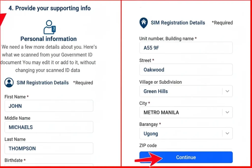 TM SIM Registration - Online Sim registration Link 2025