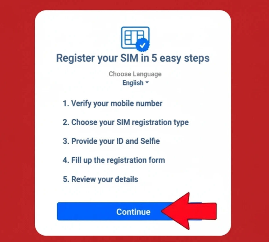 TM SIM Registration - Online Sim registration Link 2025